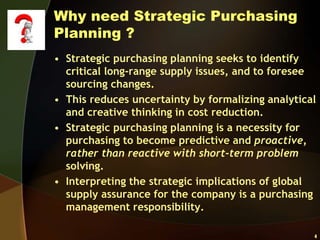 Strategic Purchasing Supply Initiatives | PPTX