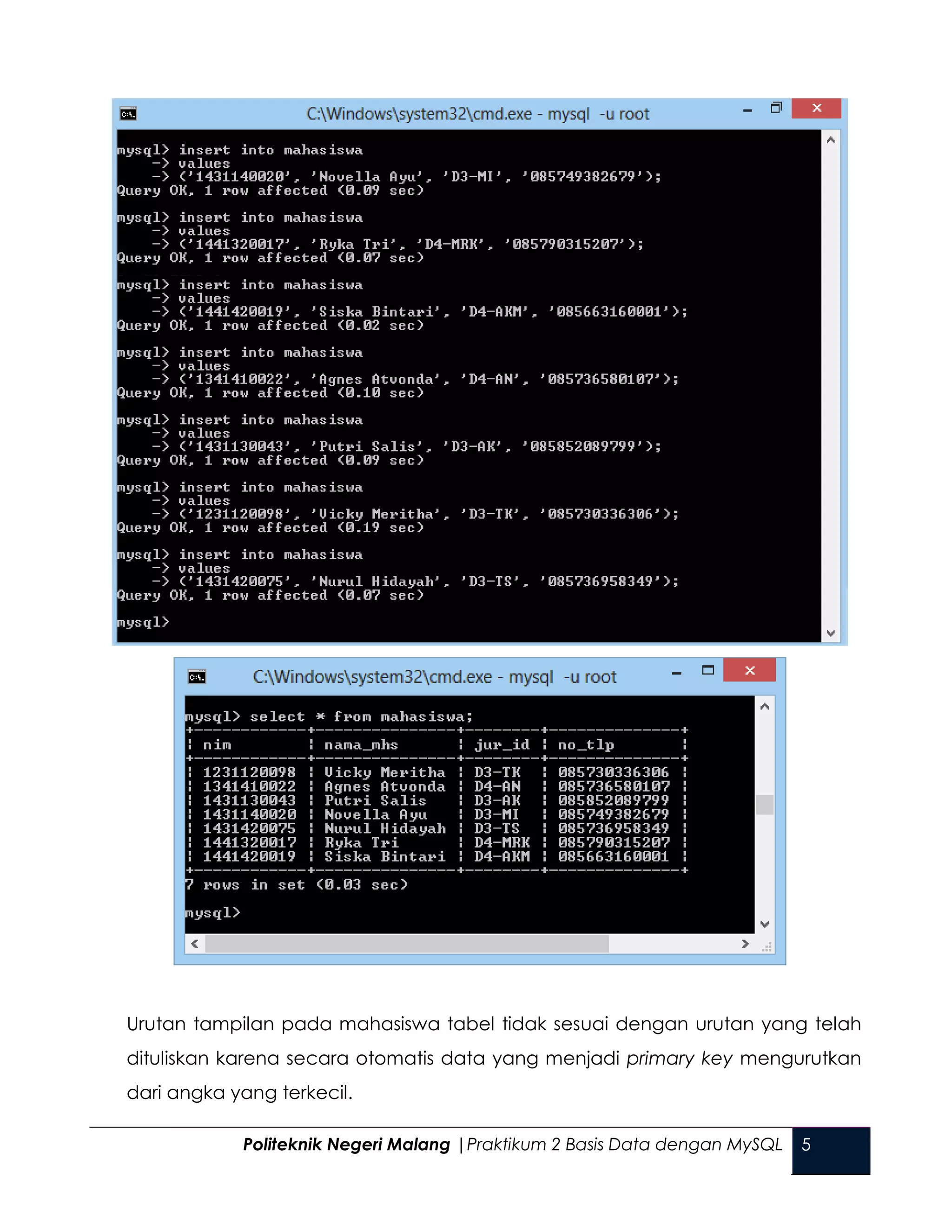Basis Data dengan MySQL | PDF