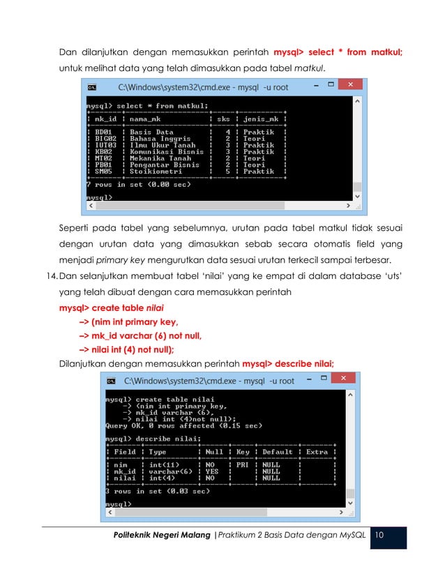 Basis Data dengan MySQL | PDF