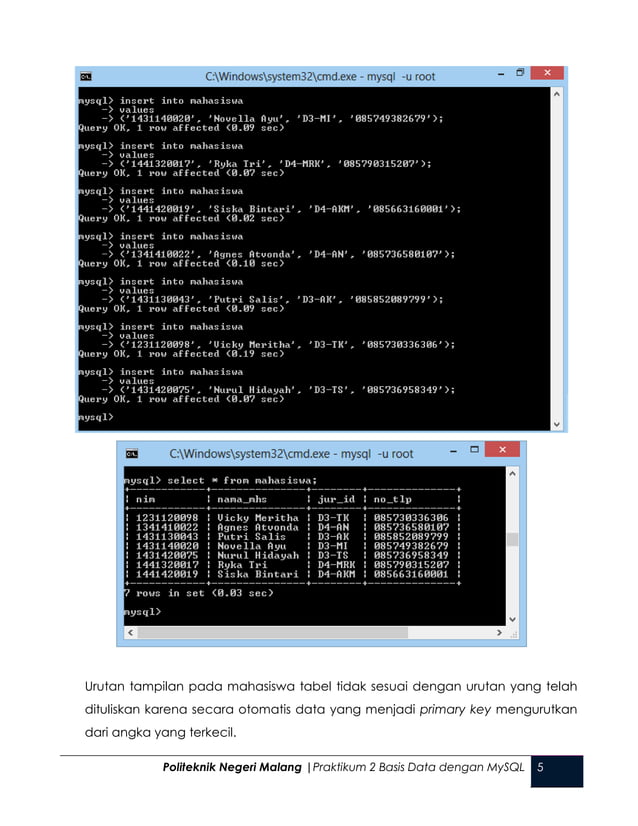 Basis Data dengan MySQL | PDF