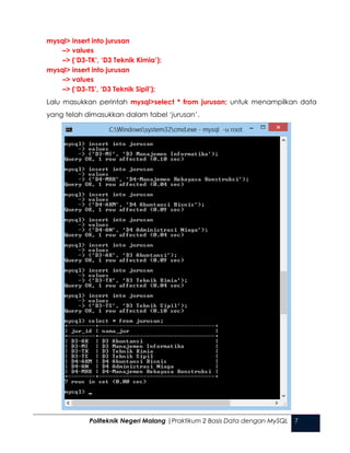 Basis Data dengan MySQL | PDF