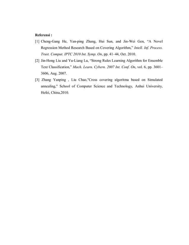 Data Mining Algoritma Covering Dan Penerapannya Pdf