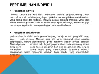 INDIVIDU, KELUARGA DAN MASYARAKAT | PPTX