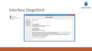 Steganografi dalam Kriptografi | PPTX