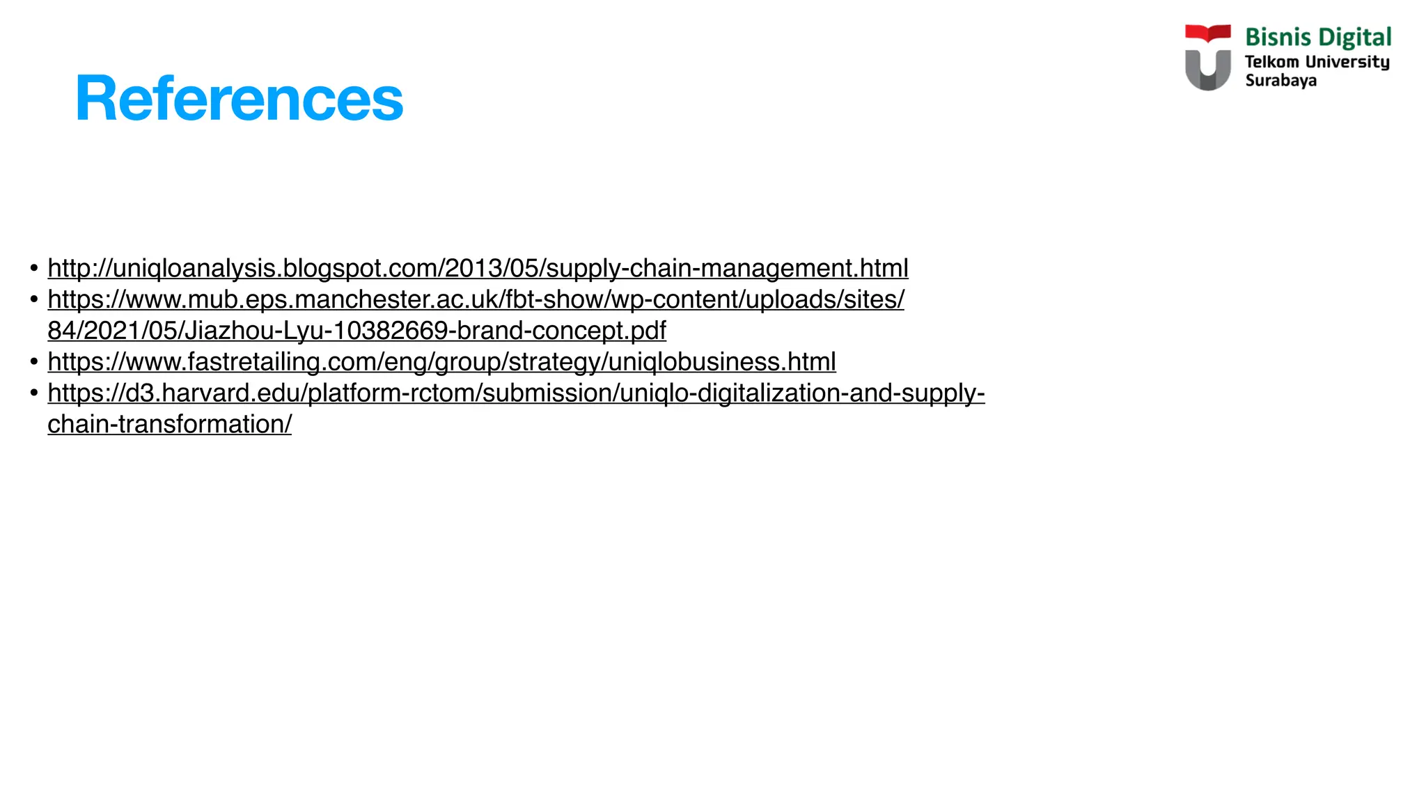 Uniqlo UT Products Process Supply Chain - from supply chain management ...