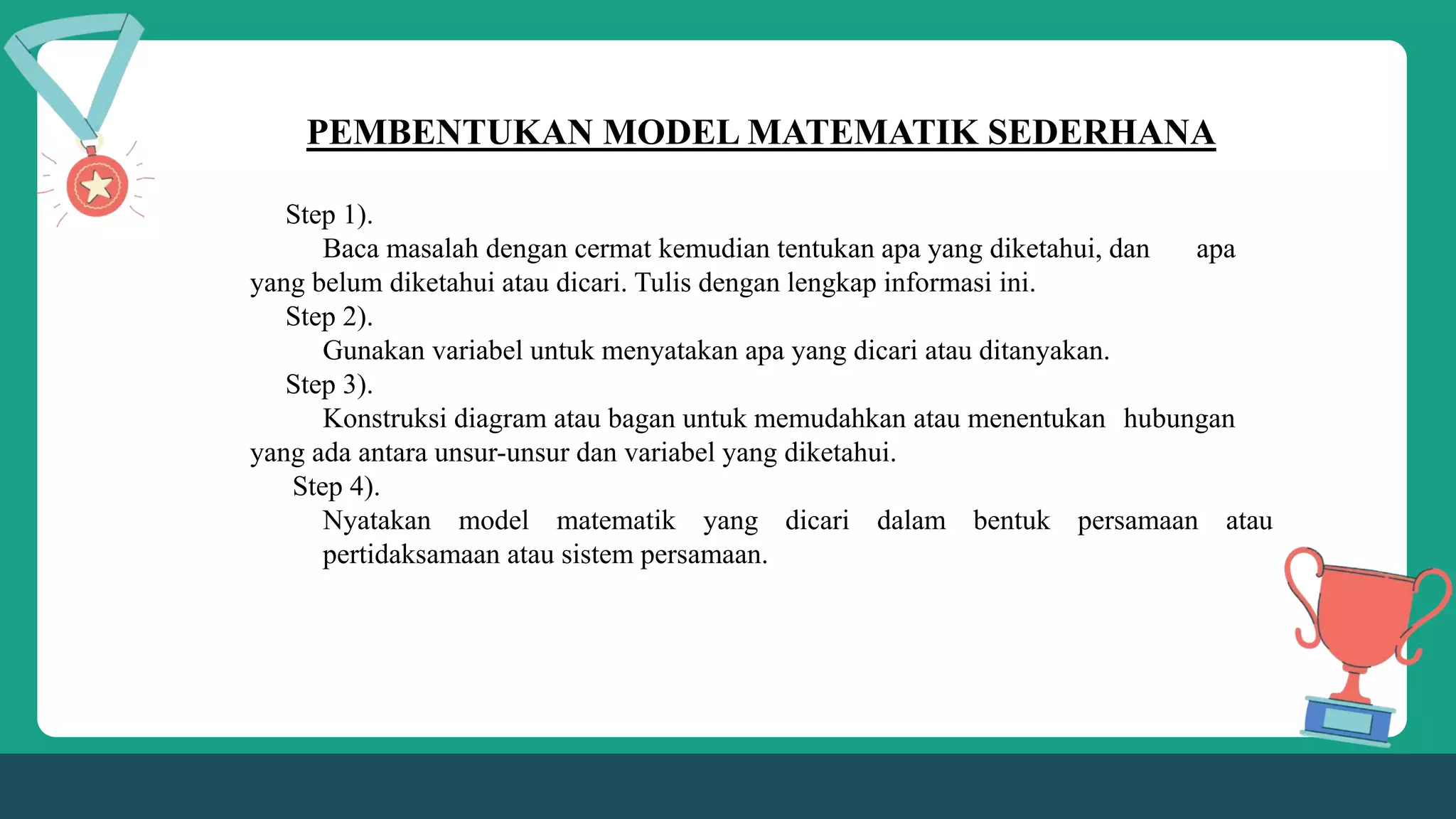 Pemodelan Matematika | PPTX