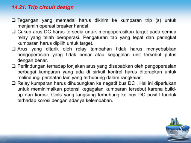 protektive relay “Stability, Reclosing, Load Shedding, and Trip Circuit ...