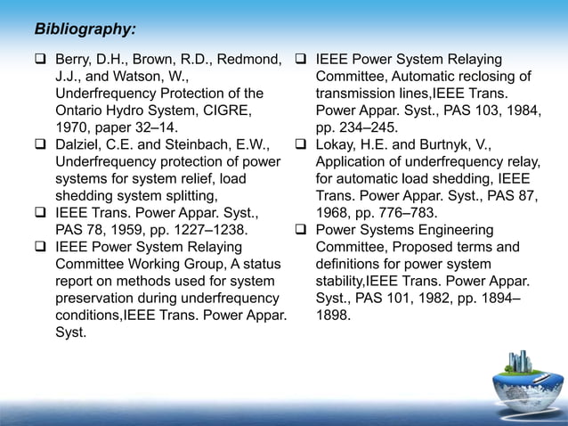 protektive relay “Stability, Reclosing, Load Shedding, and Trip Circuit ...