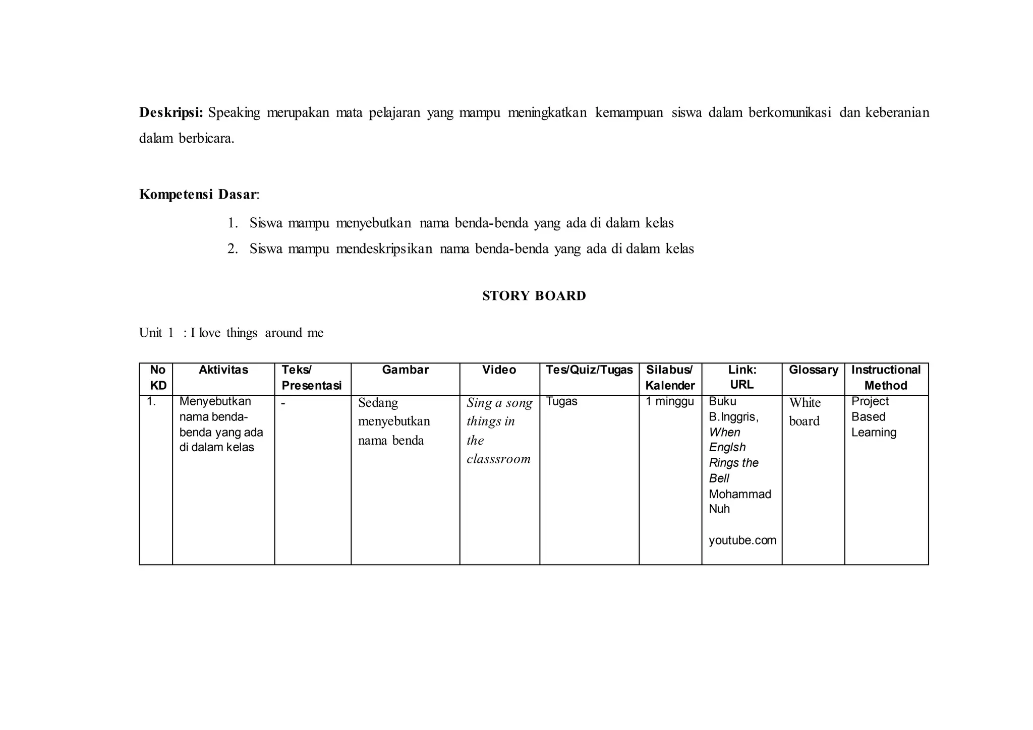 Tugas 2 (story board) | DOCX