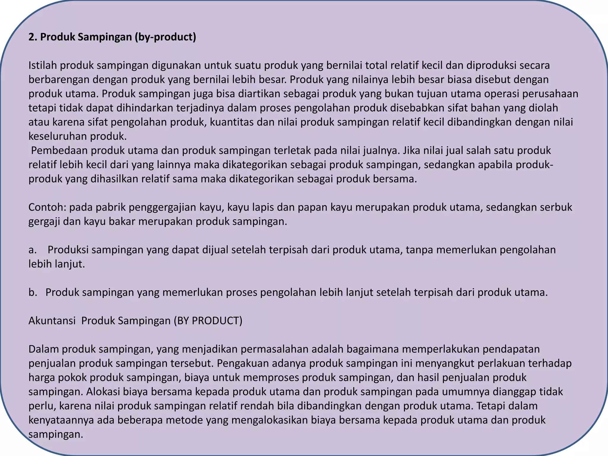 Tugas 3 produk bersama dan produk sampingan | PPTX