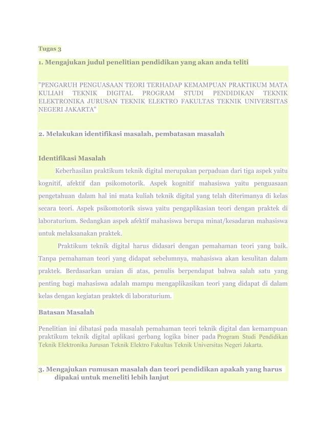 Tugas 3 | DOCX