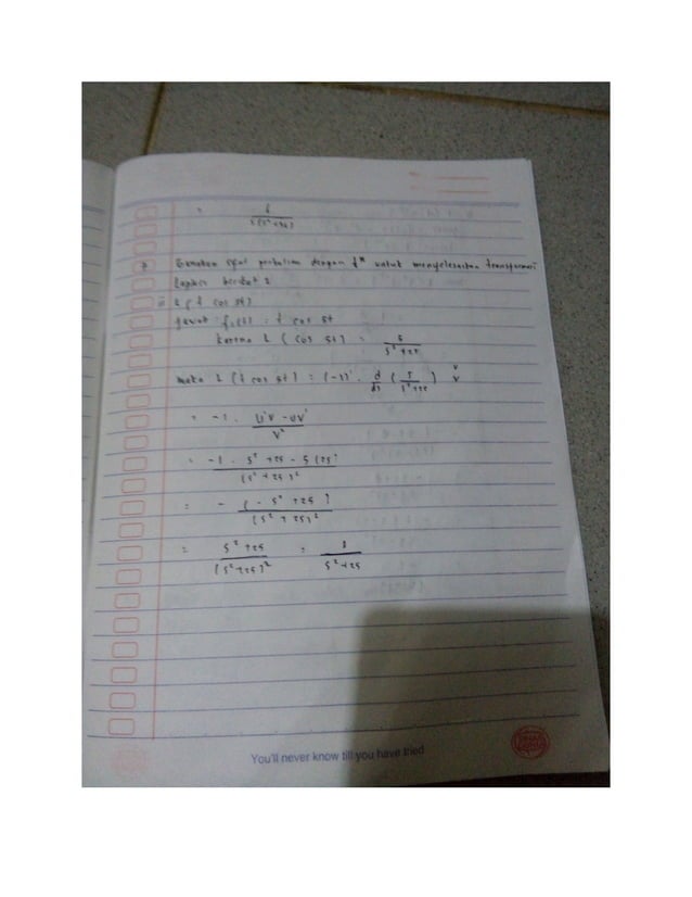 Tugas 4 Matematika Semester 3 | DOC