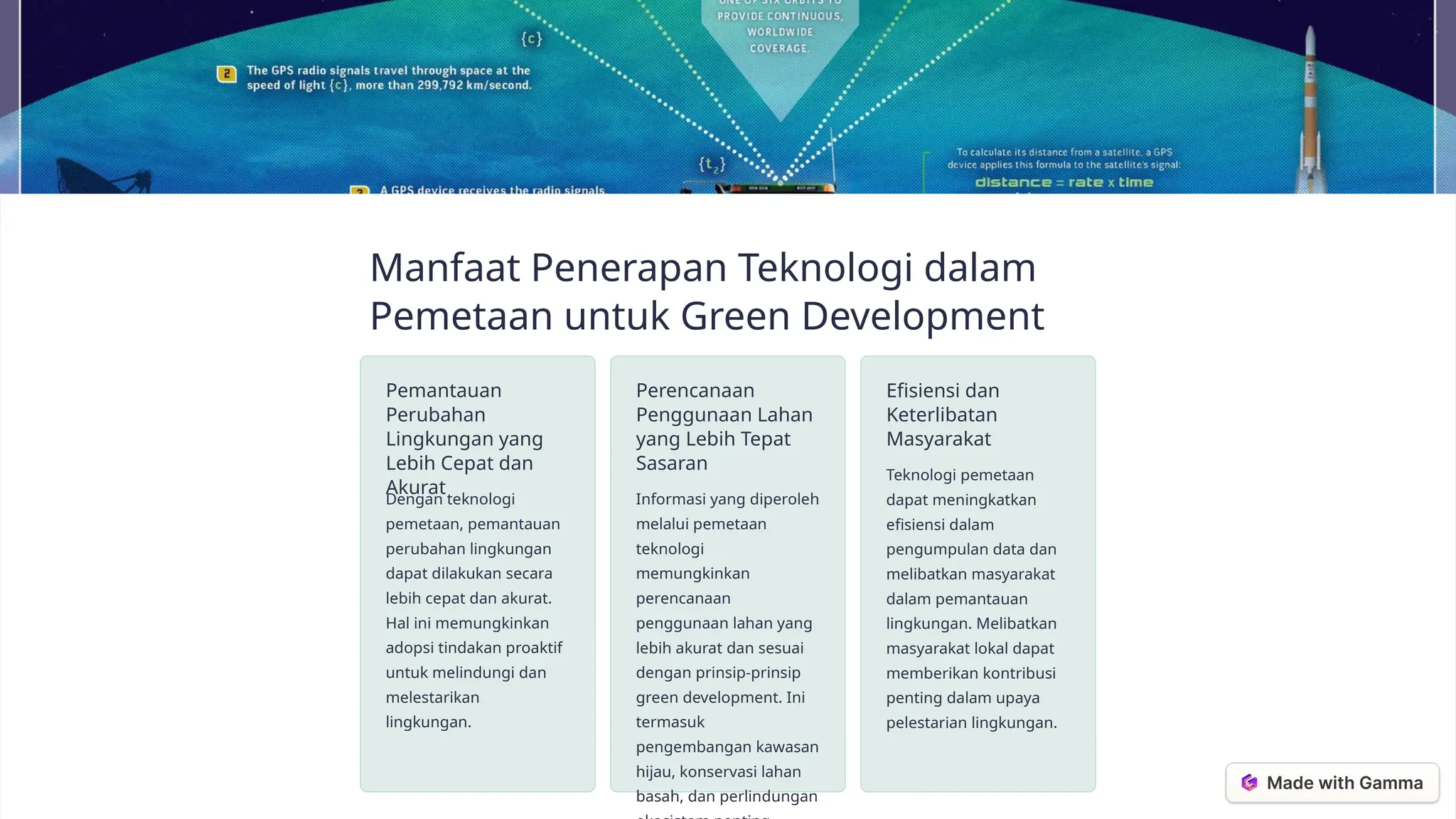 PENETAPAN TEKNOLOGI DALAM PEMETAAN UNTUK MENUNJANG GREEN DEVELOPMENT.pptx