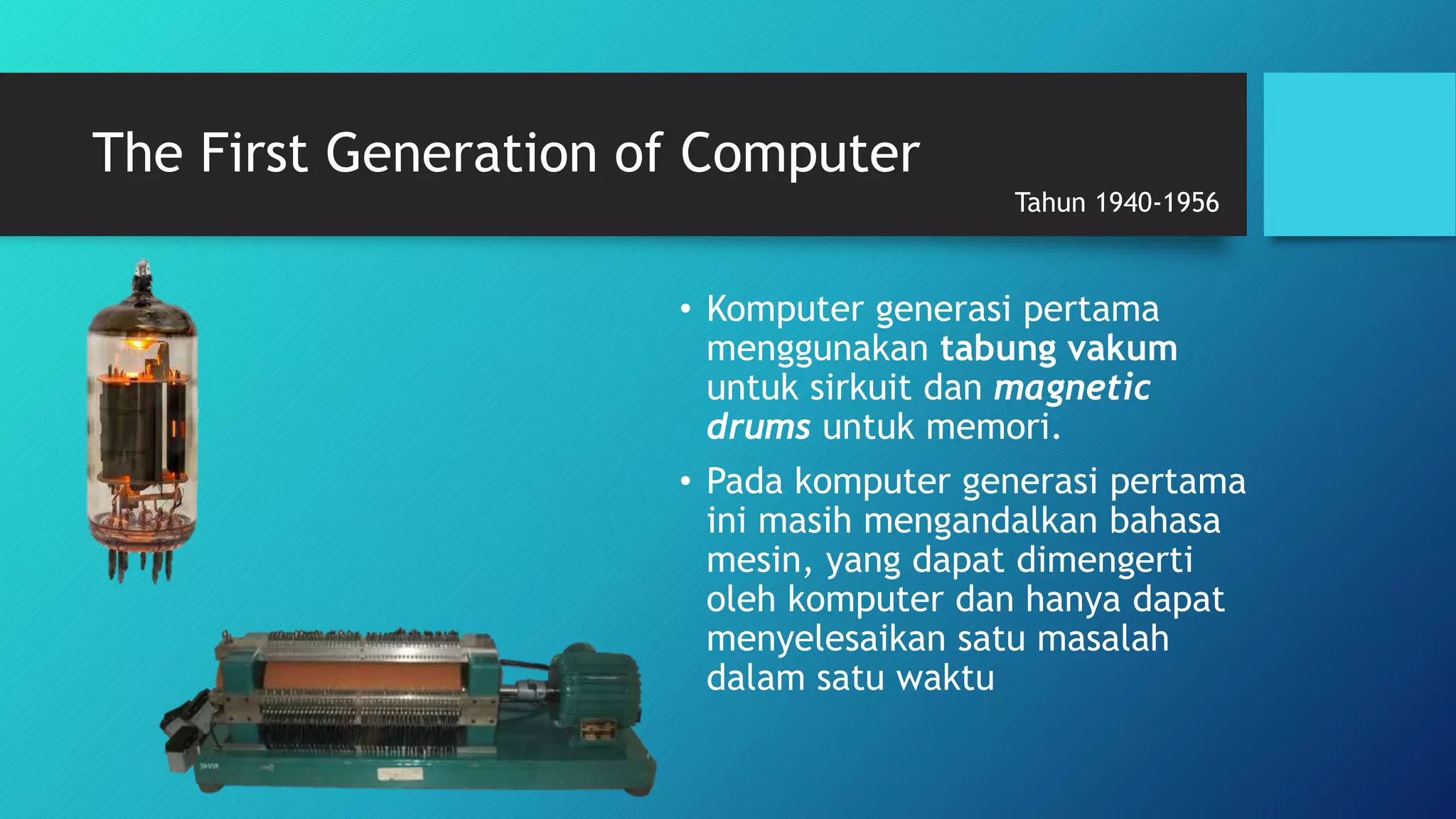 Sejarah Perkembangan Komputer | PPTX