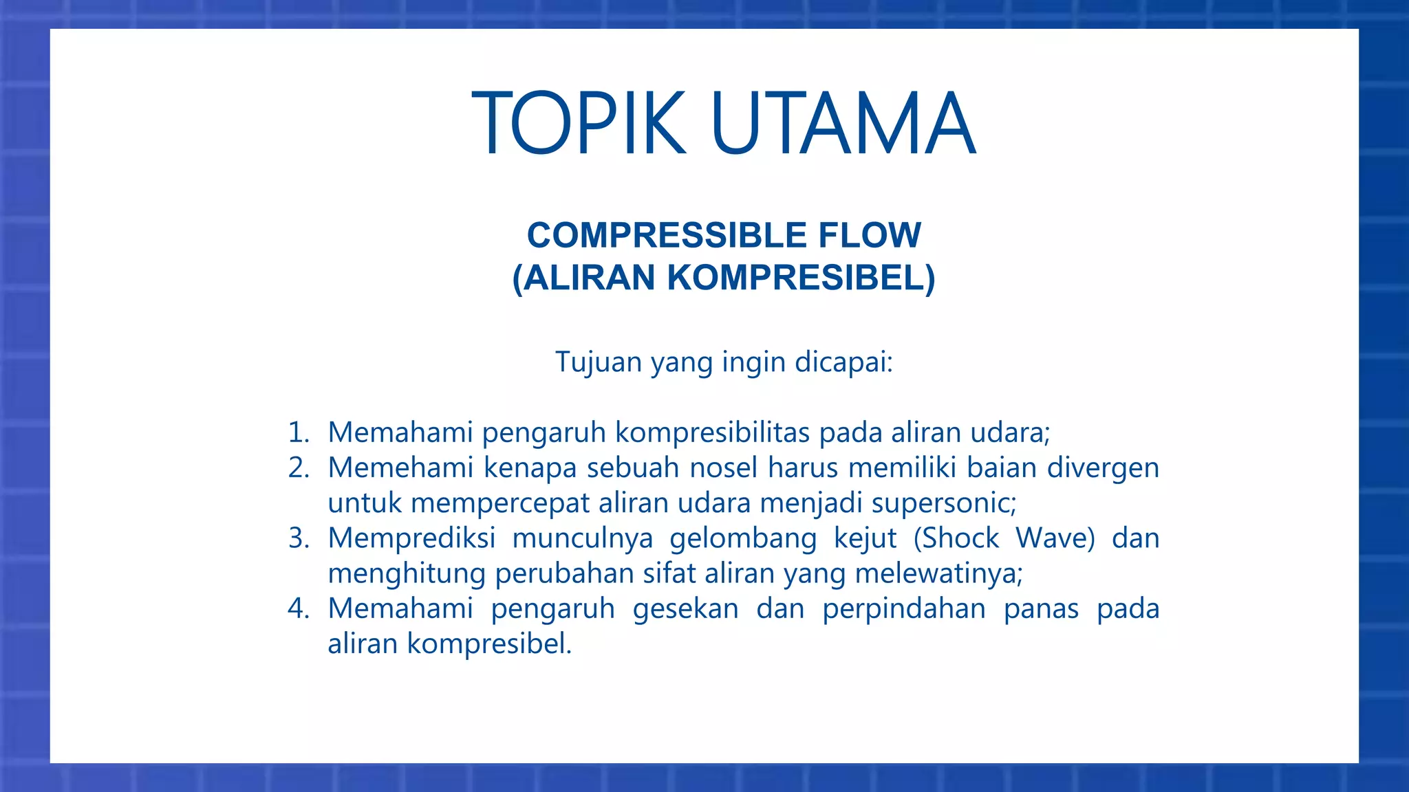 Compressible Flow | PPTX