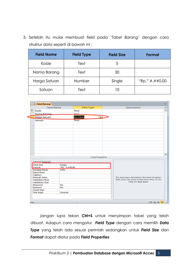 Membuat Database dengan Microsoft Acces | PDF