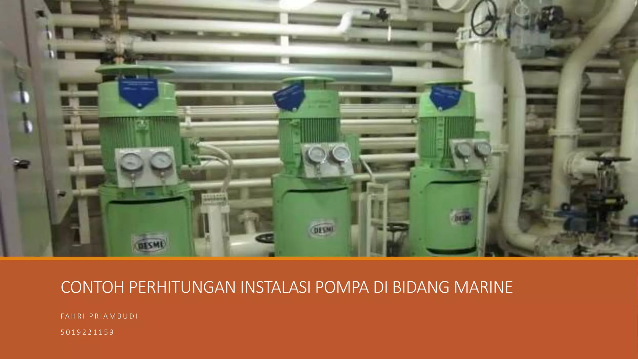 Tugas 3 Contoh Perhitungan Pompa.pptx