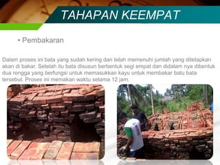 Pembuatan Batu Bata Tradisional | PPTX