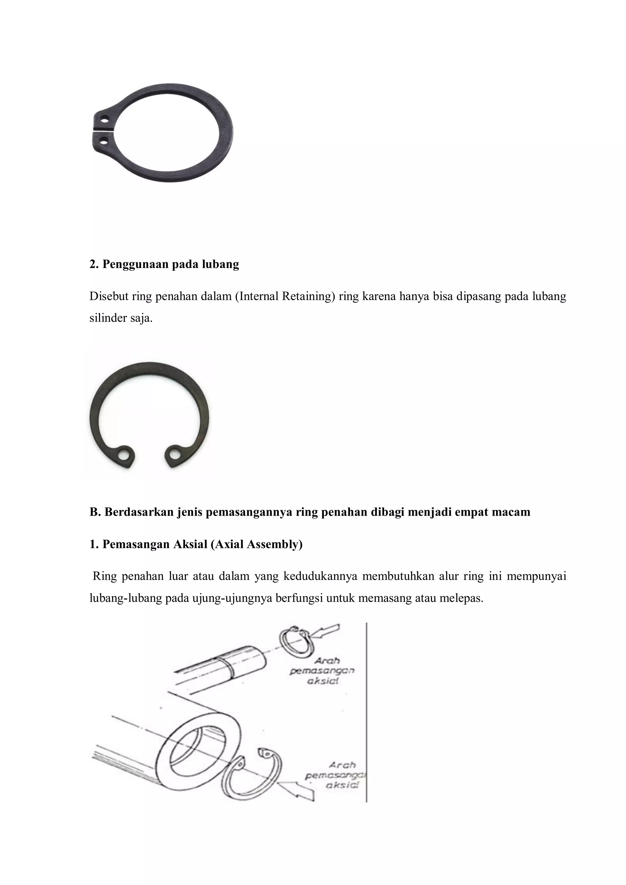 makalah Ring “PENGGUNAAN RING DI BERBAGAI KONSTRUKSI MESIN DAN ...