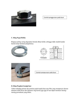 makalah Ring “PENGGUNAAN RING DI BERBAGAI KONSTRUKSI MESIN DAN ...