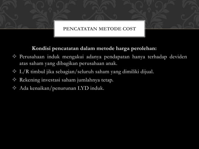 Tugas 3 metode harga perolehan | PPTX