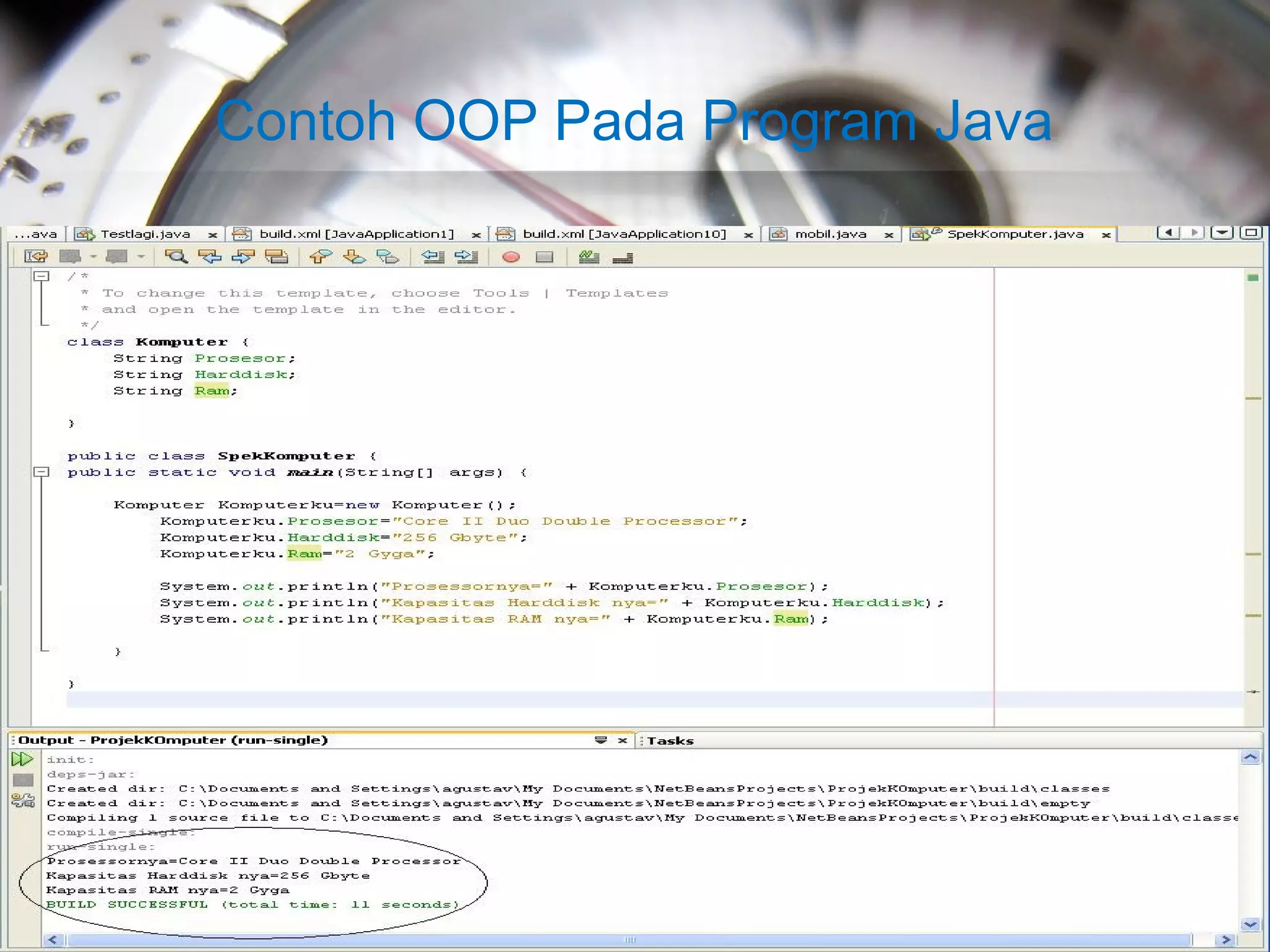 Tugas Rekayasa Web instilah pada pemrograman java | PPT
