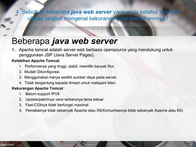Tugas Rekayasa Web instilah pada pemrograman java | PPT