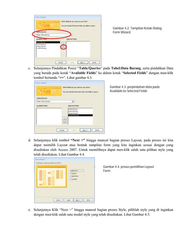 Langkah-langkah membuat program database | PDF