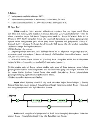 Tugas 4 bayu JSON | PDF