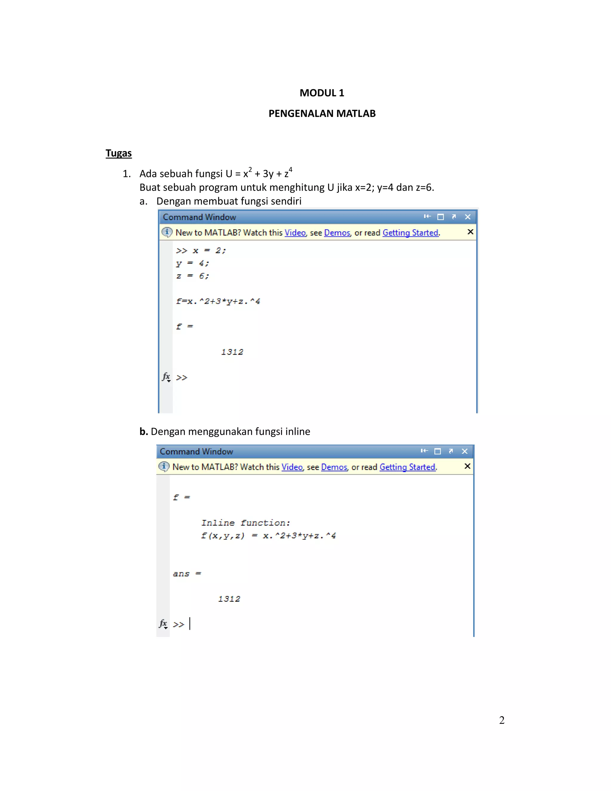 Dasar Sistem Pengaturan-Matlab | PDF