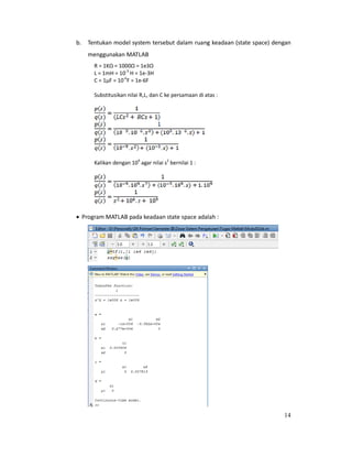 Dasar Sistem Pengaturan-Matlab | PDF