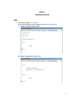 Dasar Sistem Pengaturan-Matlab | PDF