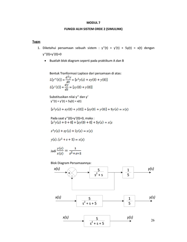 Dasar Sistem Pengaturan-Matlab | PDF