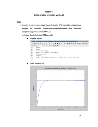 Dasar Sistem Pengaturan-Matlab | PDF