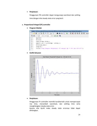 Dasar Sistem Pengaturan-Matlab | PDF