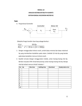 Dasar Sistem Pengaturan-Matlab | PDF