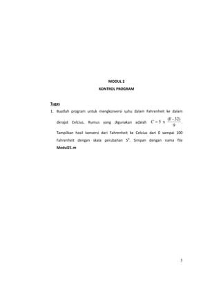 Dasar Sistem Pengaturan-Matlab | PDF