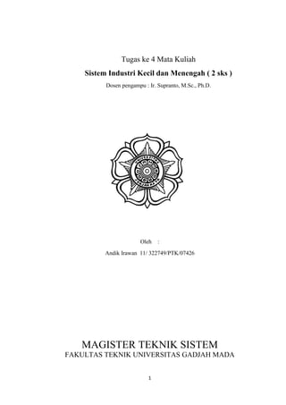 Tugas 4 sikm andik irawan | PDF