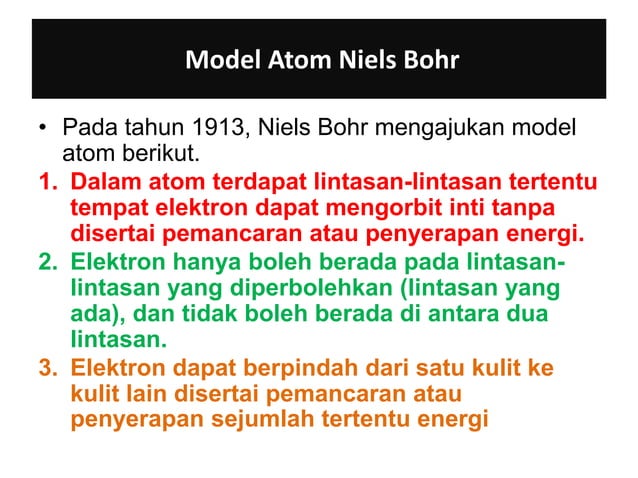 Tugas 5 dasar teori kuantum dan model atom bohr | PPTX
