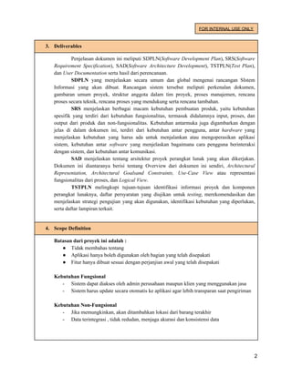 Tugas 5 project charter | PDF
