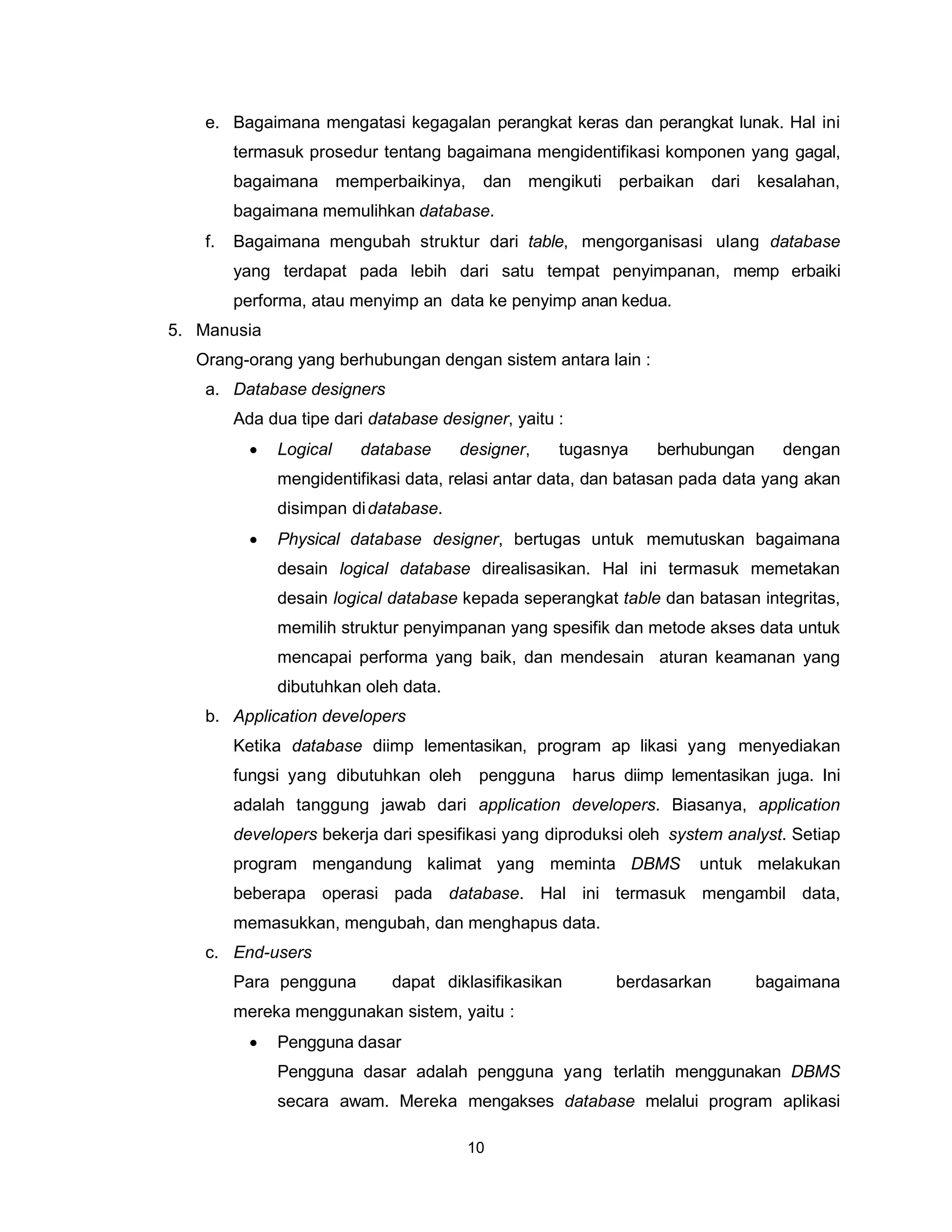 SISTEM MANAJEMEN BASIS DATA | PDF