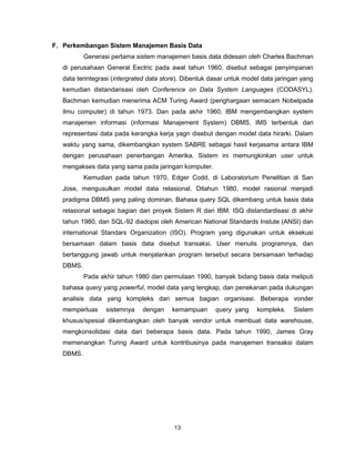SISTEM MANAJEMEN BASIS DATA | PDF