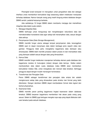 SISTEM MANAJEMEN BASIS DATA | PDF
