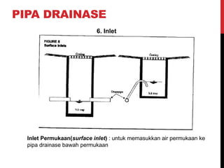 tugas 6 Bahan material, bangunan, dan konstruksi sistem drainase pipa.pptx