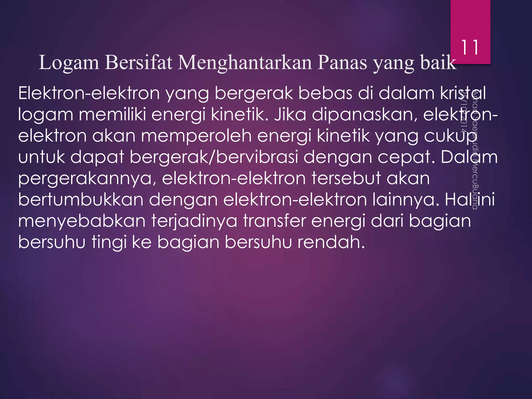 Tugas 6 ikatan pada logam | PPTX