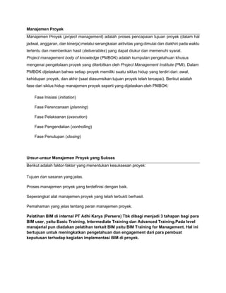 Tugas 6 mpb kelompok 10_analisis manajemen proyek pada PT Adhi Karya tbk | PDF