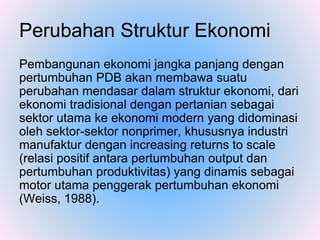 Perubahan Struktur Ekonomi | PPT