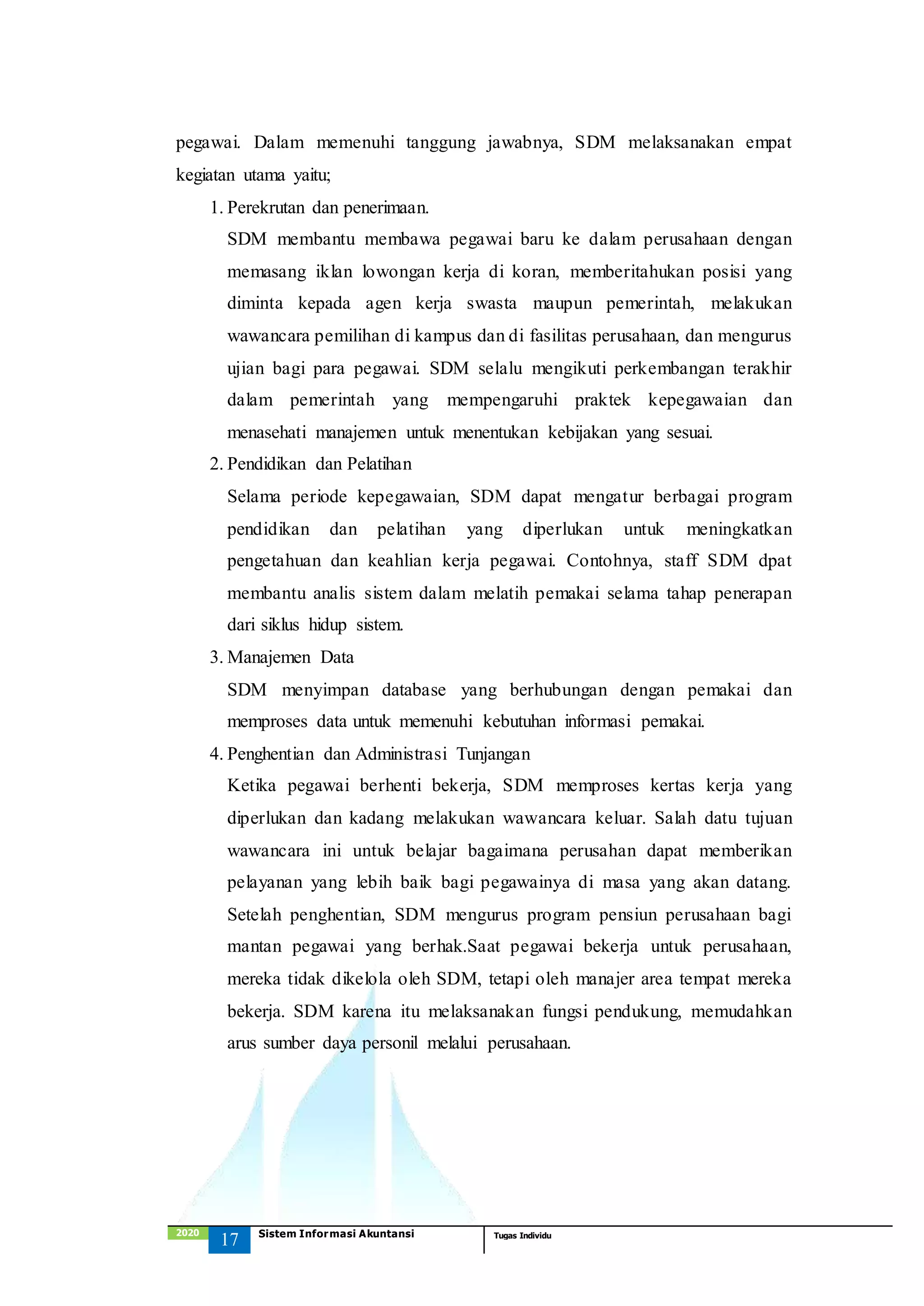 Sistem lnformasi Siklus Produksi, Sistem Informasi Siklus Pengupahan ...