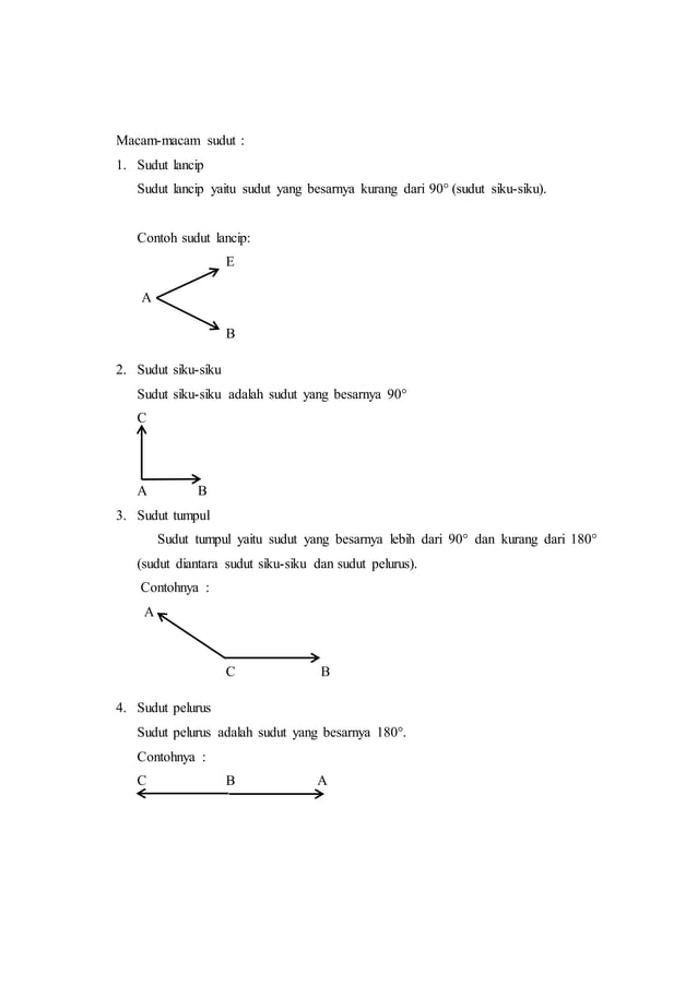 Dasar - Dasar Geometri | DOCX