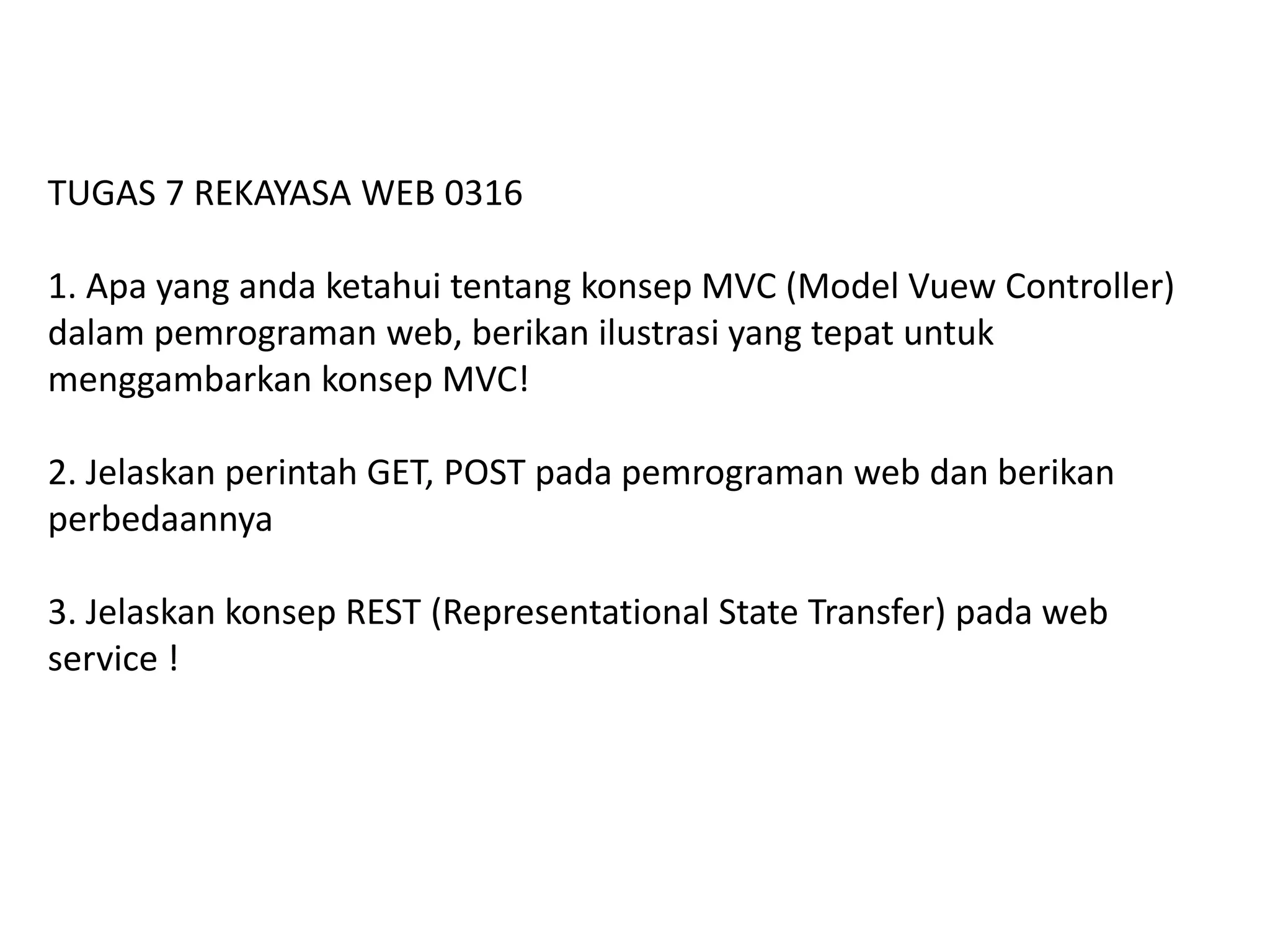 Tugas 7 rekayasa web 0316 | PPT